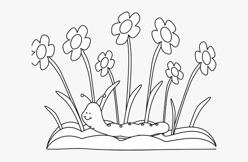 Spring Outline Cliparts - Easter Clip Art Black And White, HD Png ...