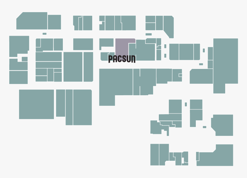 Pacsun Map - Floor Plan, HD Png Download , Transparent Png Image - PNGitem