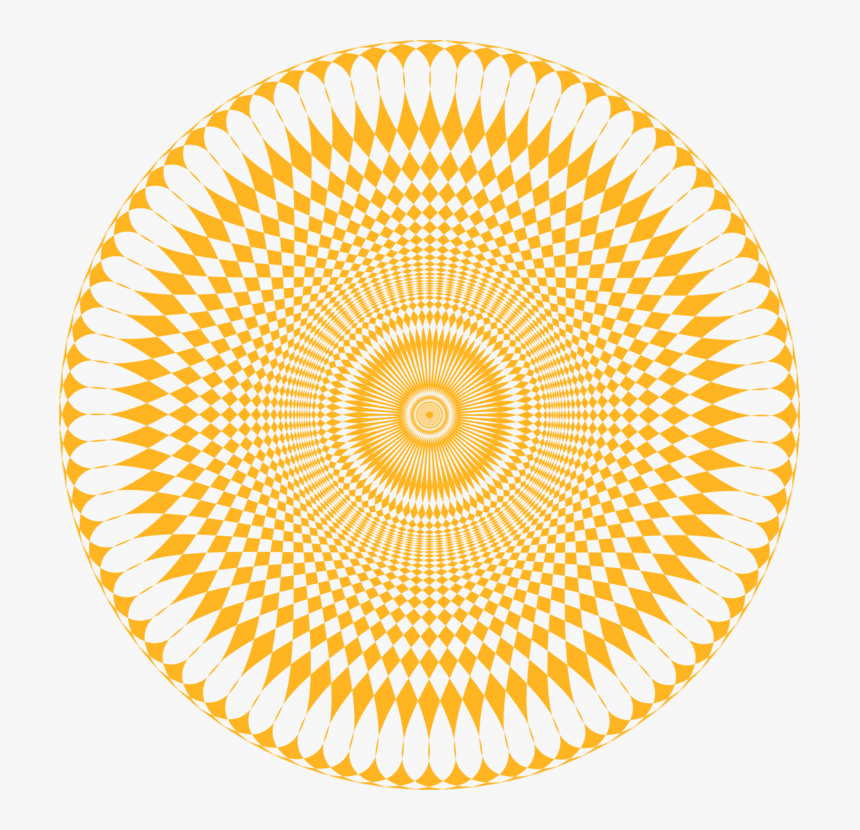 Circle,line,symmetry - Circular Checkerboard, HD Png Download ...