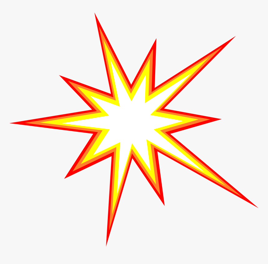 Transparent Background Comic Explosion, HD Png Download , Transparent ...