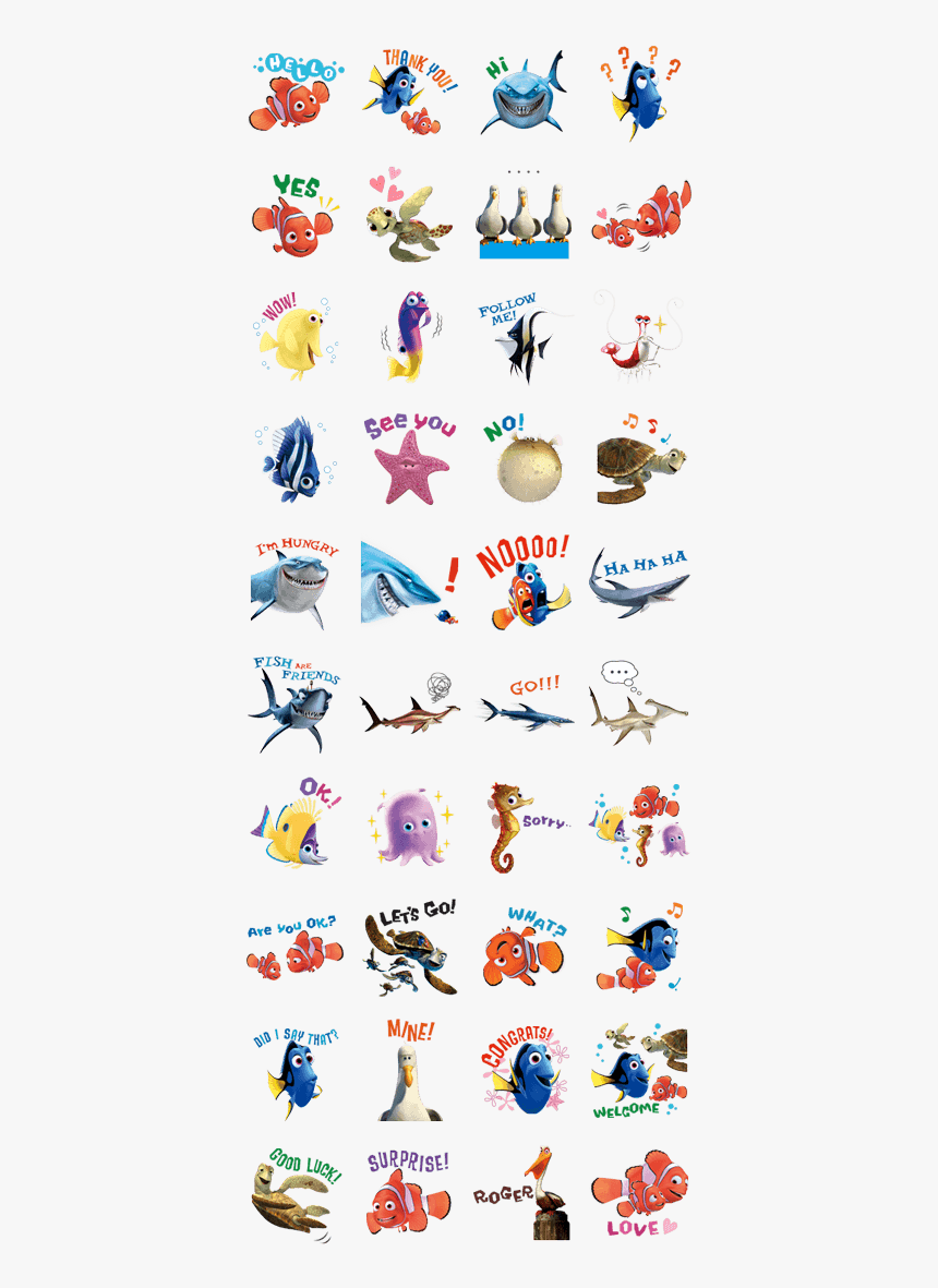 Finding Nemo Character Guide