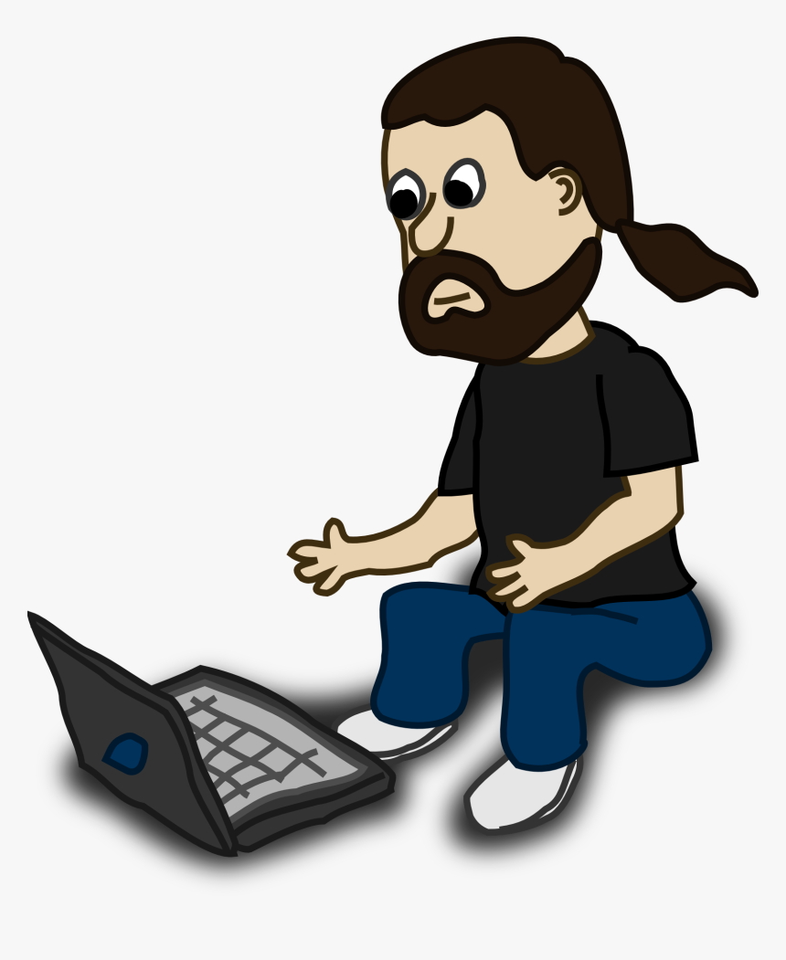 Laptop Cartoon Clip Art, HD Png Download , Transparent Png Image - PNGitem