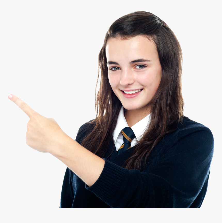 Women Pointing Left Royalty-free Png, Transparent Png , Transparent Png ...