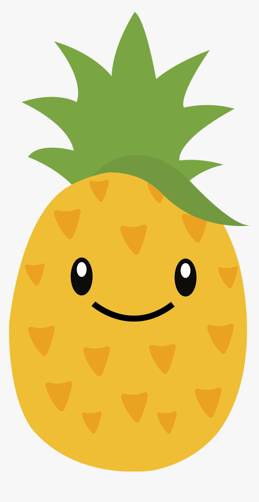 Pineapple Face Clipart Png, Transparent Png , Transparent Png Image ...