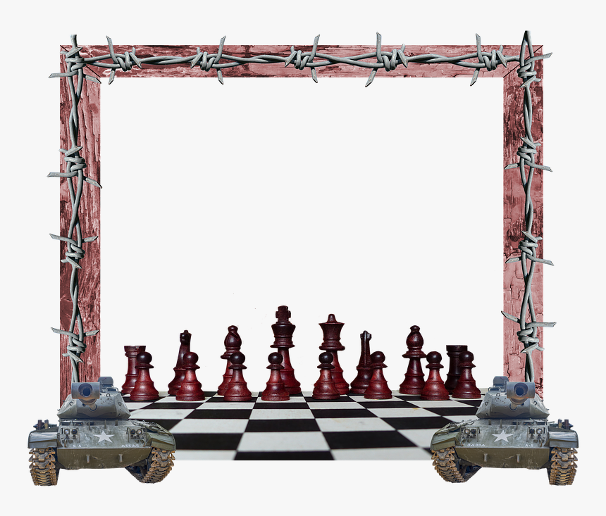 Military, Chess, Tanks, Frame, Barb Wire, Wood Frame, HD Png Download ...