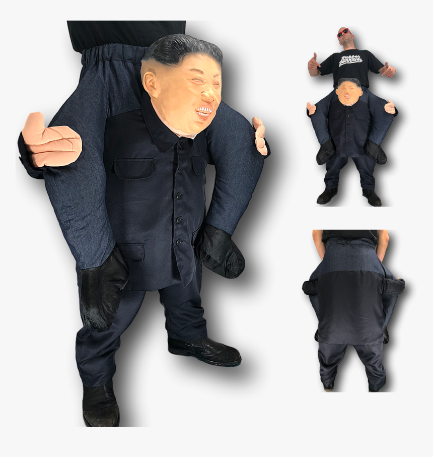 Kim Jong Un Korean Rocket Man Ride On Back Leader Costume, HD Png ...