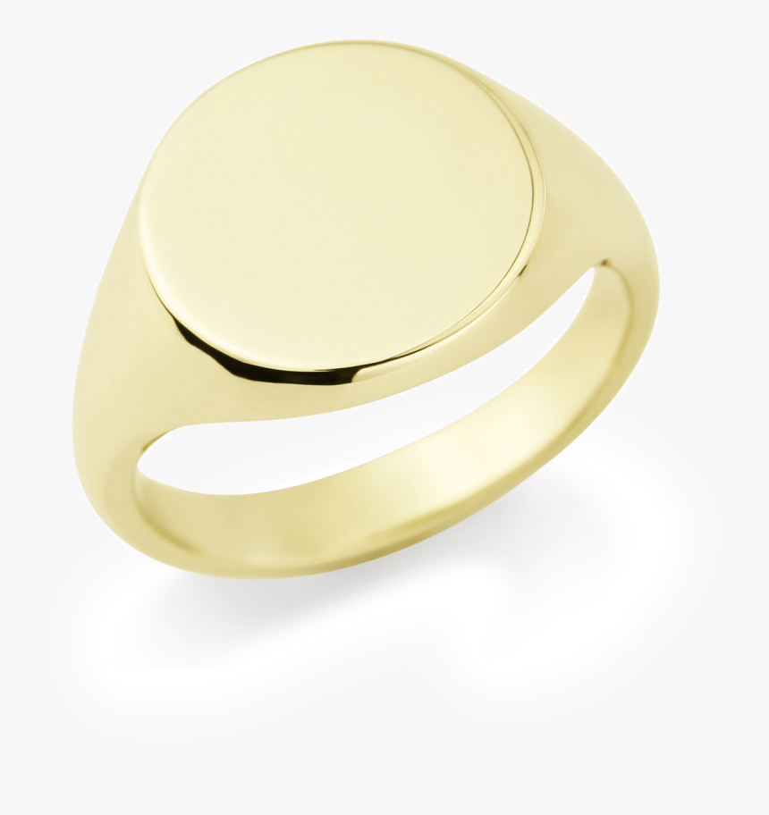 9ct Yellow Gold Signet Ring , Round - Still Life Photography, HD Png ...