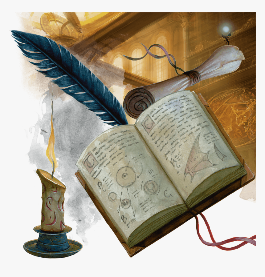 D&d Wizard Book, HD Png Download , Transparent Png Image - PNGitem
