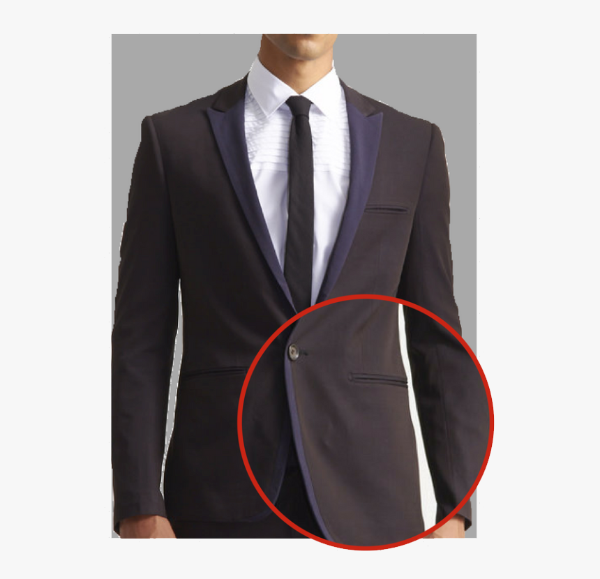 Jetted Pocket Suit Style - Jetted Pockets On Suits, HD Png Download ...