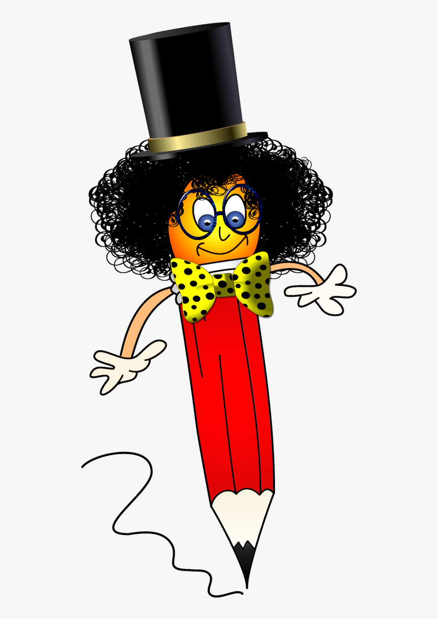 Free Cartoon Pencil Graphic - Pencil Cartoon Png Files, Transparent Png ...