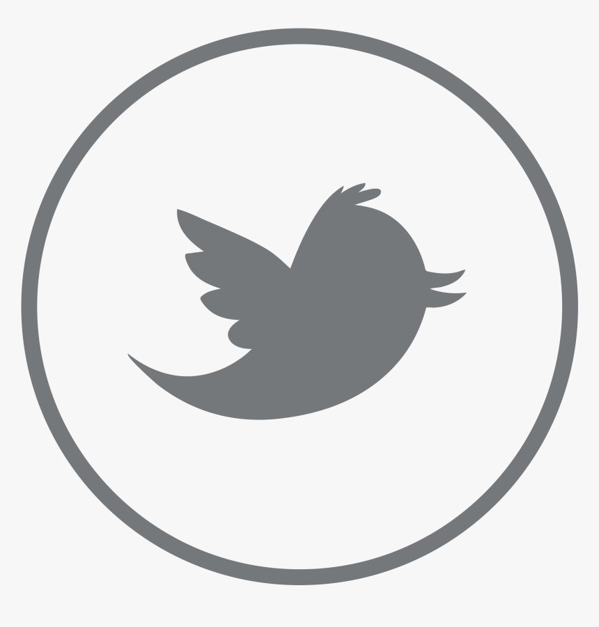 Twitter Logo Grey Png
