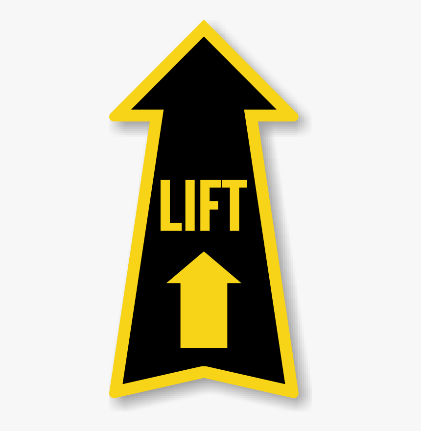 Transparent Yellow Arrow Png - Lifting Symbol, Png Download ...