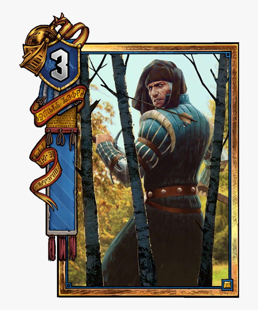 The Witcher Card Game Database - Vernon Roche Gwent, HD Png Download ...