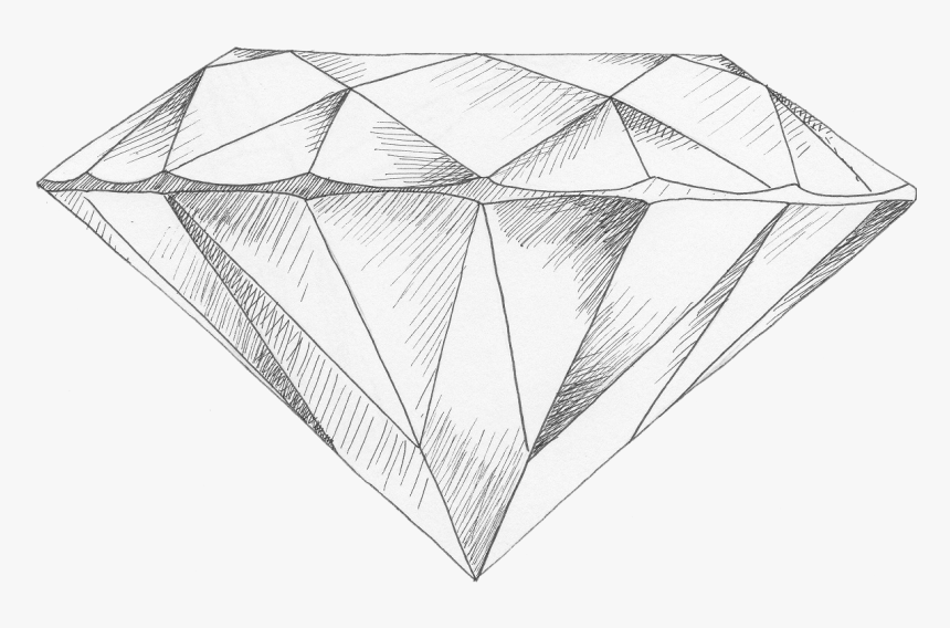 Draw A Shaded Diamond, HD Png Download , Transparent Png Image - PNGitem