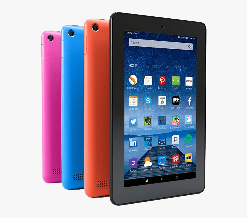 Kindle-fire - Kindle Fire 7 Png, Transparent Png , Transparent Png ...