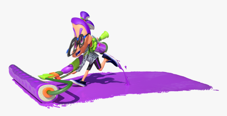 Transparent Splat Tim Png - Splatoon Purple Inkling, Png Download ...