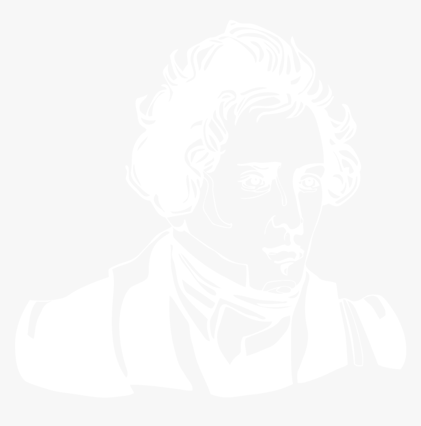 Beethoven Drawing Head - Illustration, HD Png Download , Transparent ...