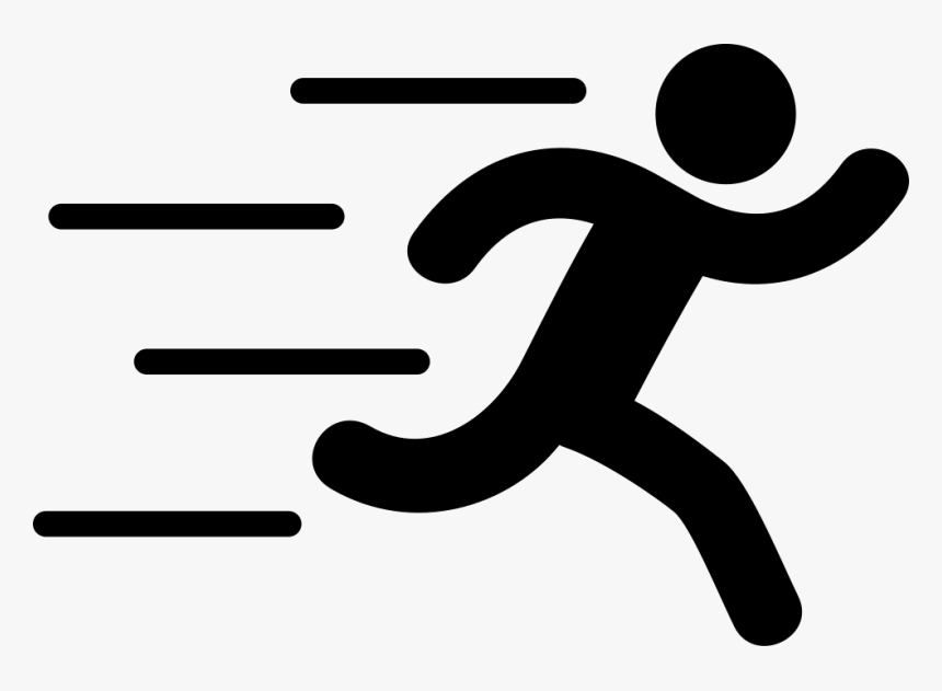 Fast Icon Png - Running Icon Transparent Background, Png Download , Transparent Png Image - PNGitem