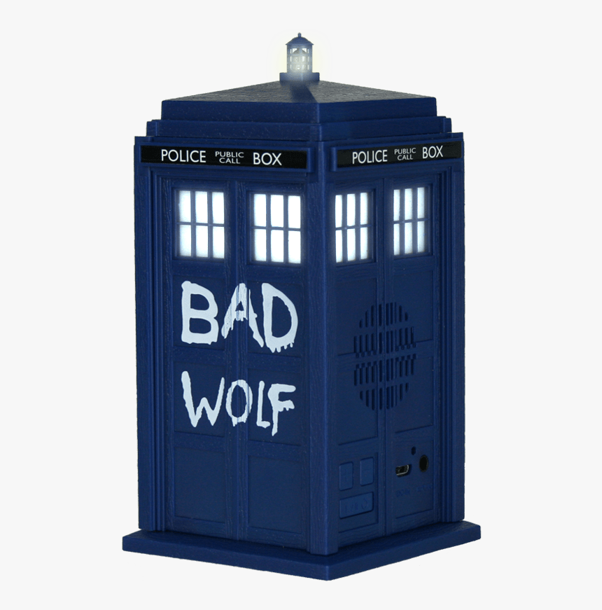 Tardis Bad Wolf - Bad Wolf Tardis Bluetooth Speaker, HD Png Download ...