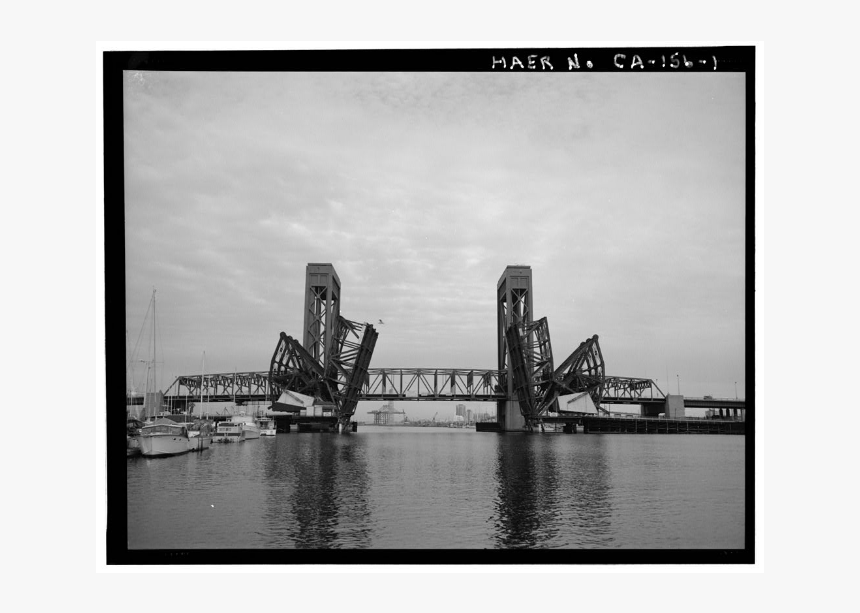 View Of Open Bridge From Cerritos Channel Facing Northeast - Moveable ...