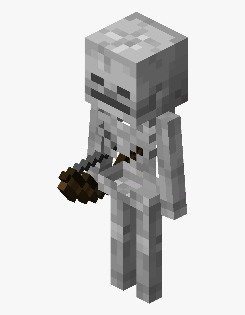 Minecraft Skeleton, HD Png Download , Transparent Png Image - PNGitem