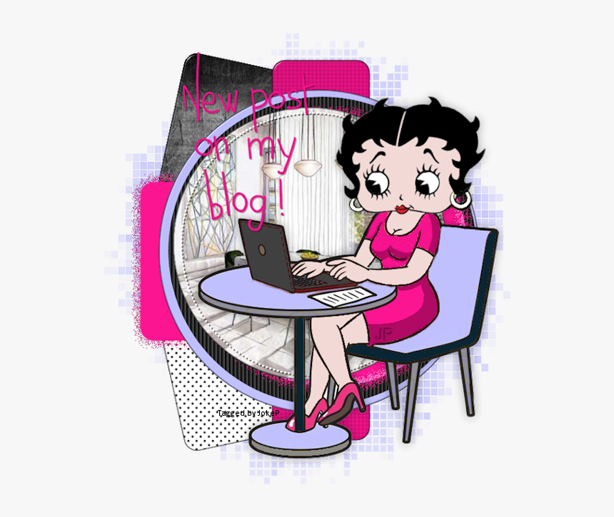 New Post On My Blog - Betty Boop Computer Png, Transparent Png ...