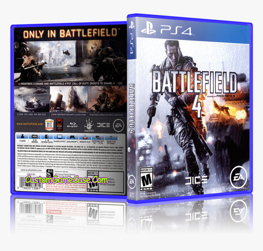 Sony Playstation 4 Ps4 - Battlefield 4 Cover Ps4, HD Png Download ...