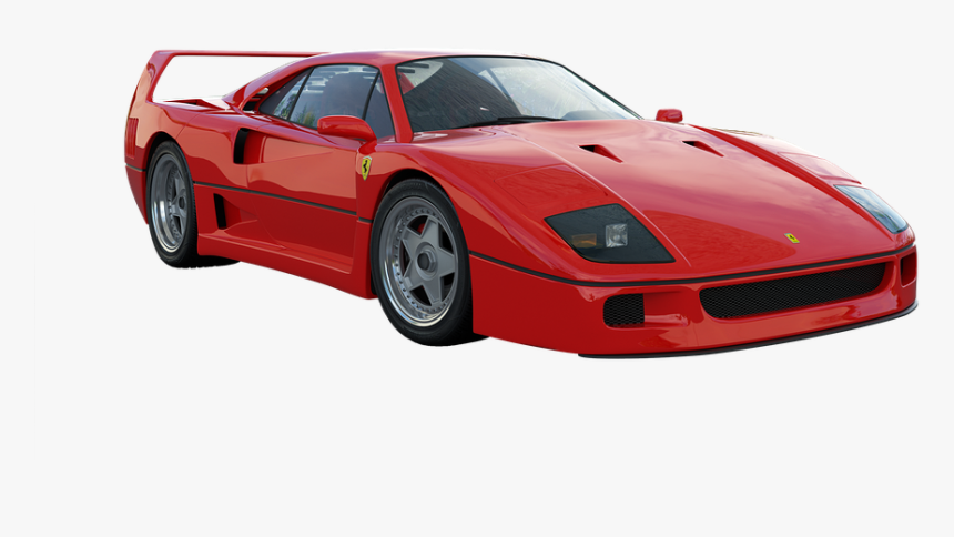 Auto, Vehicles, Red, Motorsport, Automotive, Vehicle - Ferrari F40 Png ...