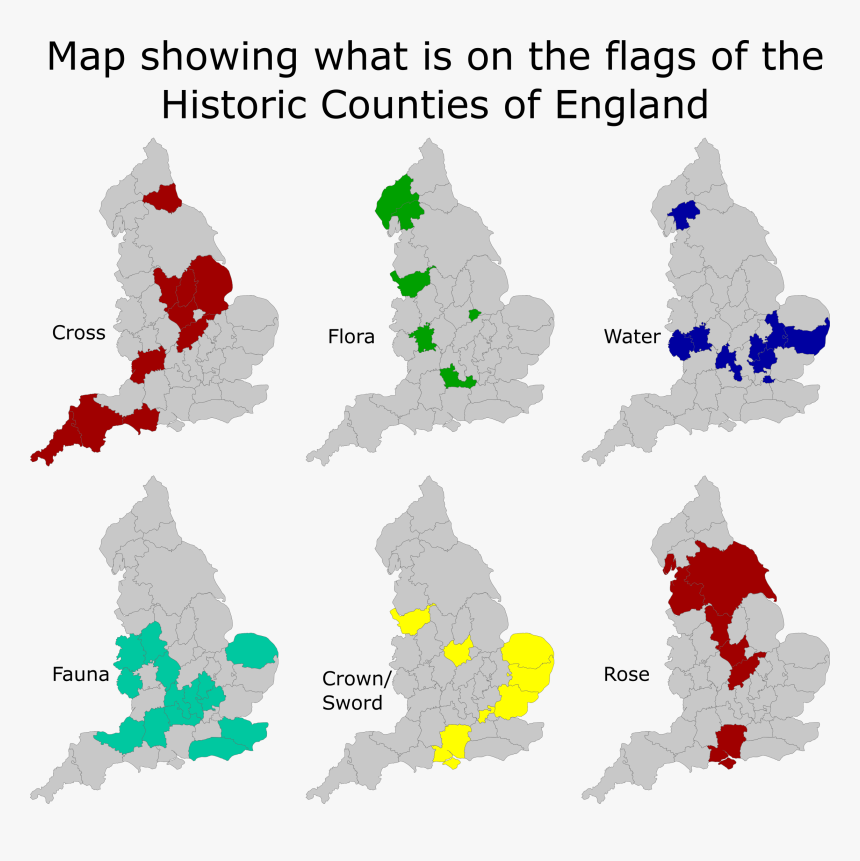 Counties Of England Flags, HD Png Download , Transparent Png Image ...
