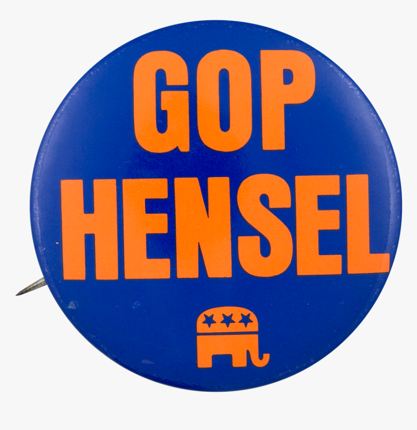 Gop Hensel Political Button Museum - Democratic Party, HD Png Download ...