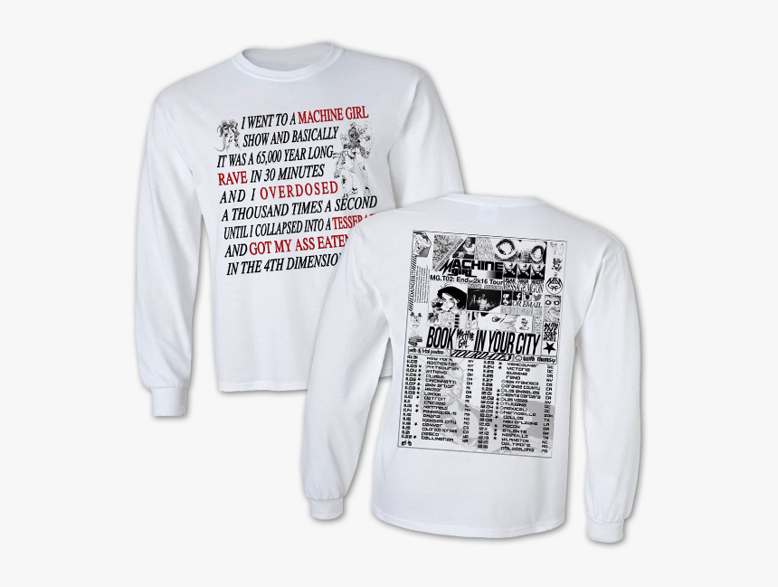 Machine Girl Merch, HD Png Download , Transparent Png Image - PNGitem
