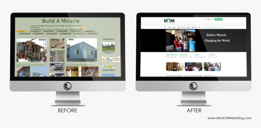 Before And After Web Design Build A Miracle - Before After Website ...