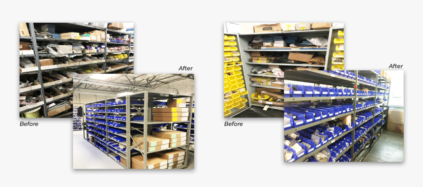 Storeroom Reset Program Before And After Photos - Shelf, HD Png ...