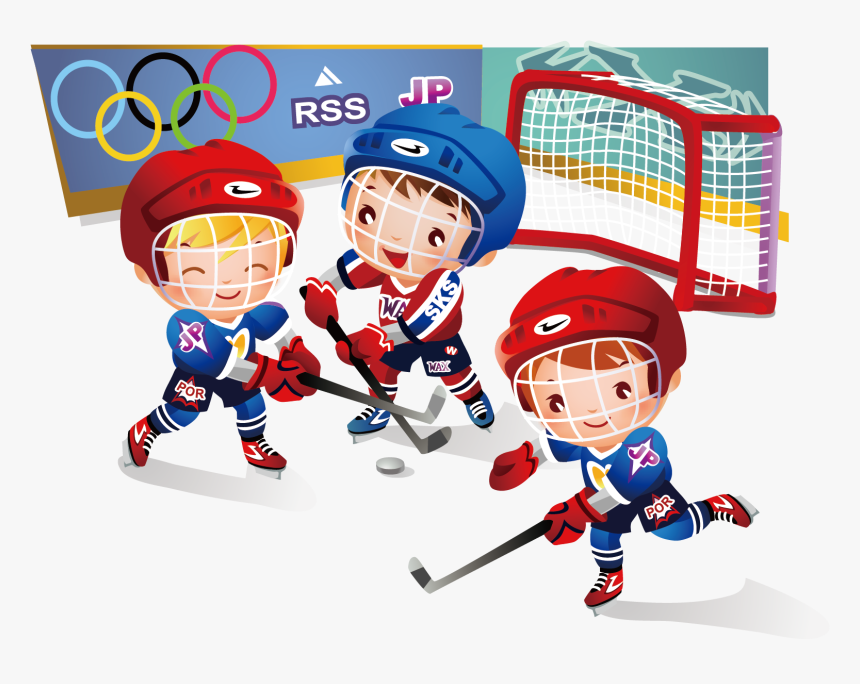 Olympic Games Clipart Child - Ice Hockey Game Clipart, HD Png Download ...