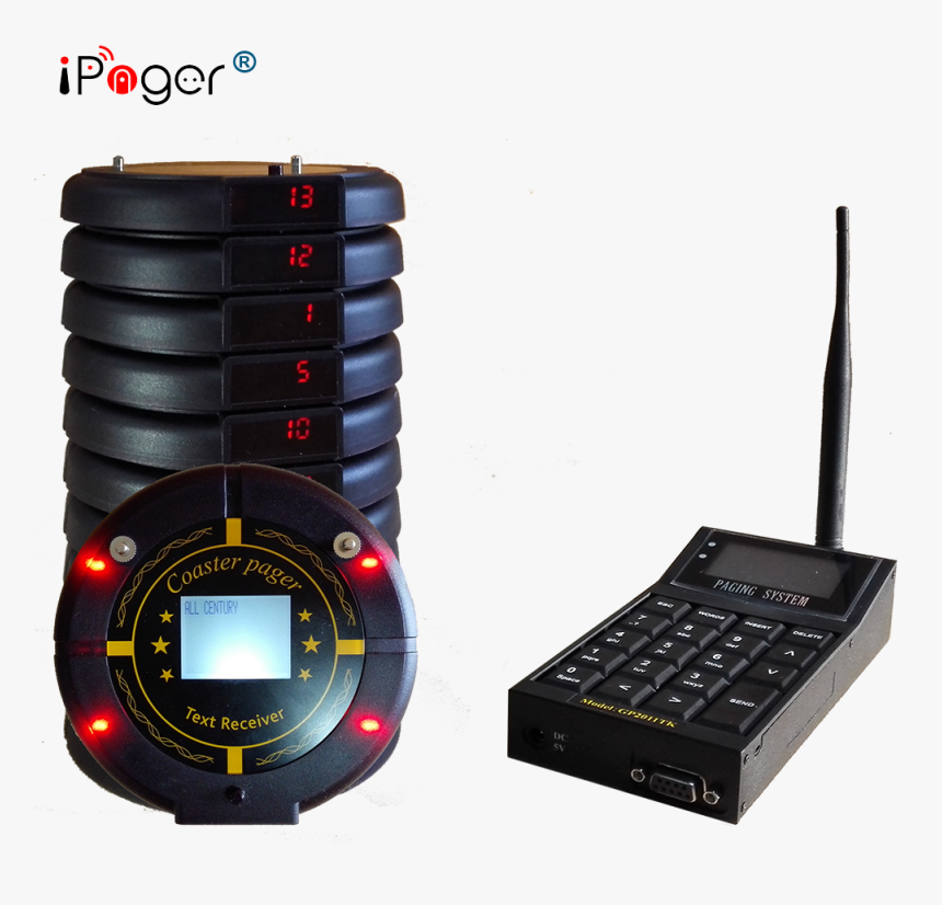Long Distance Restaurant Beeper Coaster Pager System - Order Device For ...