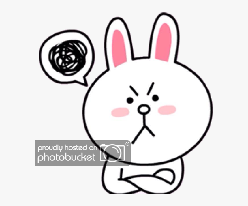 Line Stickers Moon Angry