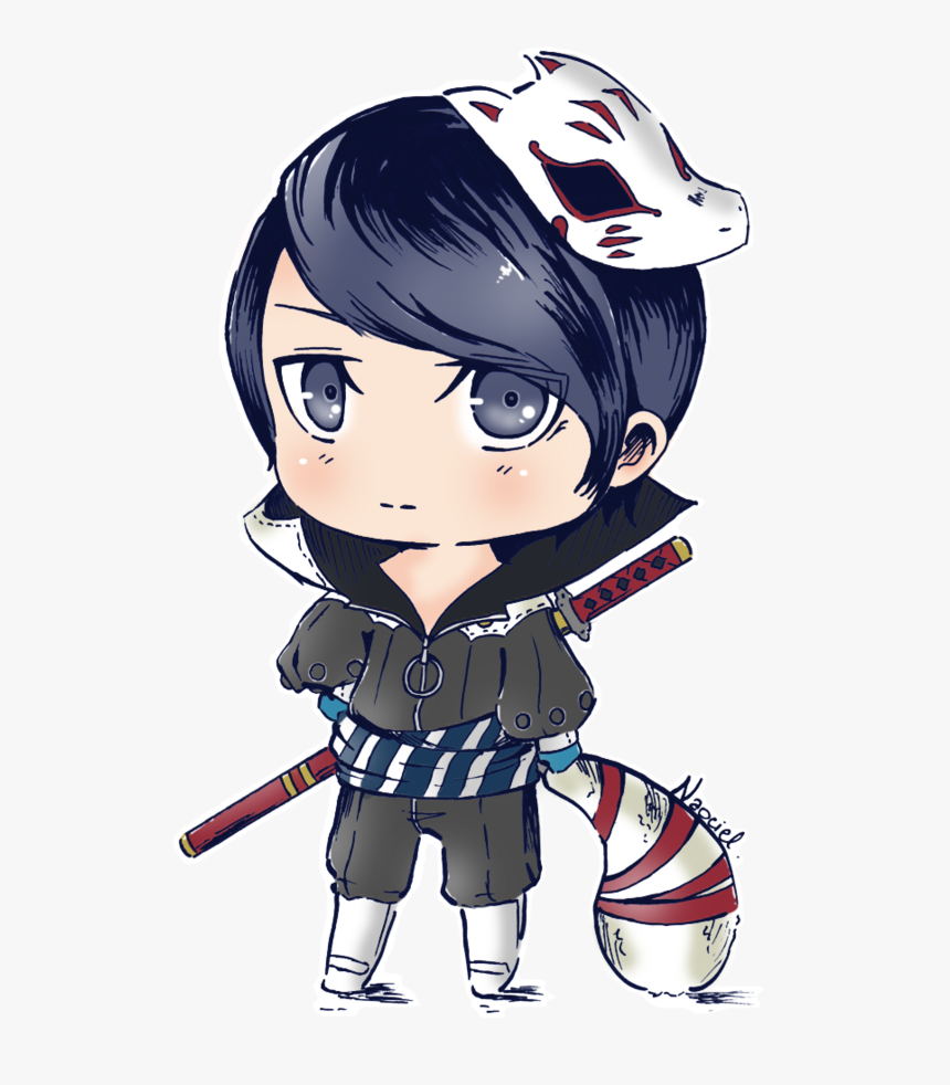 Persona 5 Yusuke Chibi, HD Png Download , Transparent Png Image - PNGitem