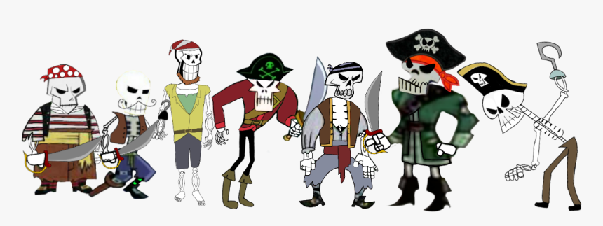 Larry Cliparts - Skeleton Pirate Clipart, HD Png Download , Transparent ...