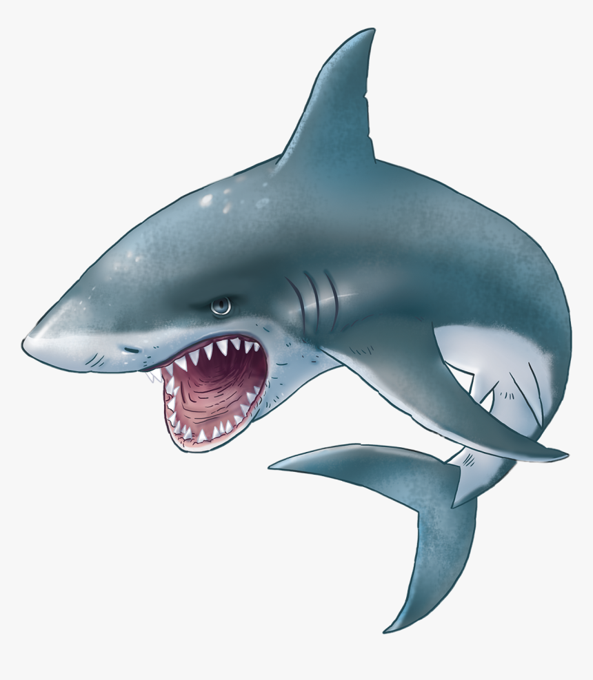 Scary Cartoon Sharks