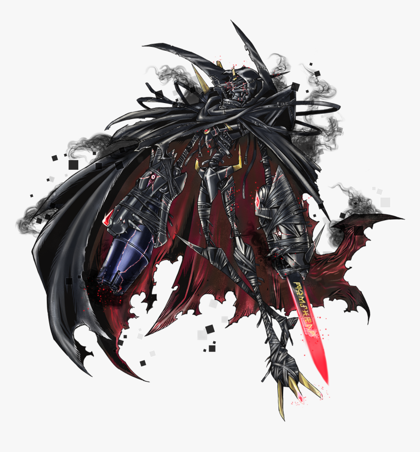 Omegamon Zwart D, HD Png Download , Transparent Png Image - PNGitem