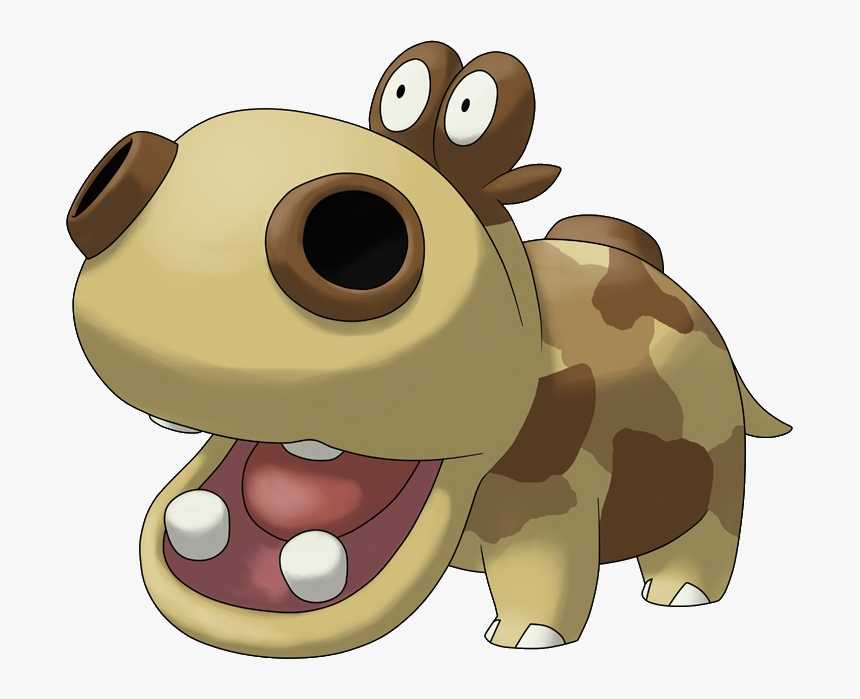 Pokemon Hippopotas Png, Transparent Png , Transparent Png Image - PNGitem