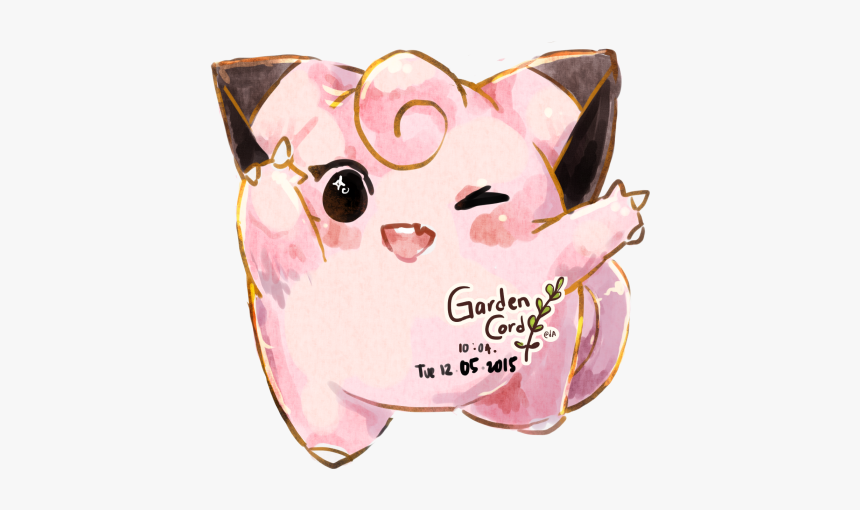 Clefairy - Cartoon, HD Png Download , Transparent Png Image - PNGitem