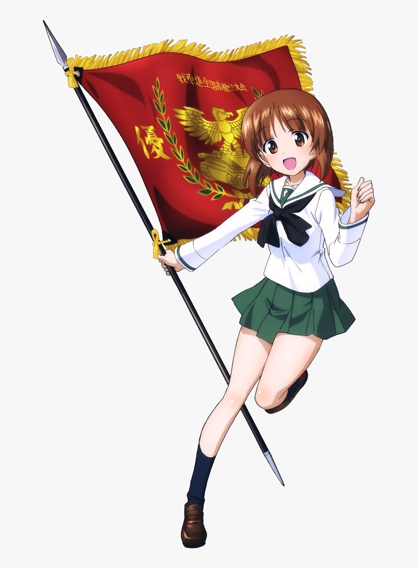 Girls Und Panzer Wiki - Girls Und Panzer Miho Flag, HD Png Download ...