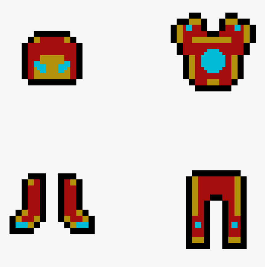 Transparent Iron Man Armor Png - Prince Of Persia Pixel Art, Png ...