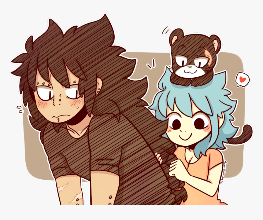 Levy, Fairy Tail, And Gajevy Image, HD Png Download , Transparent Png ...