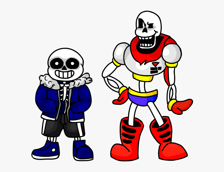 Sans And Papyrus Rigs Updated By Needlefoxx, HD Png Download ...