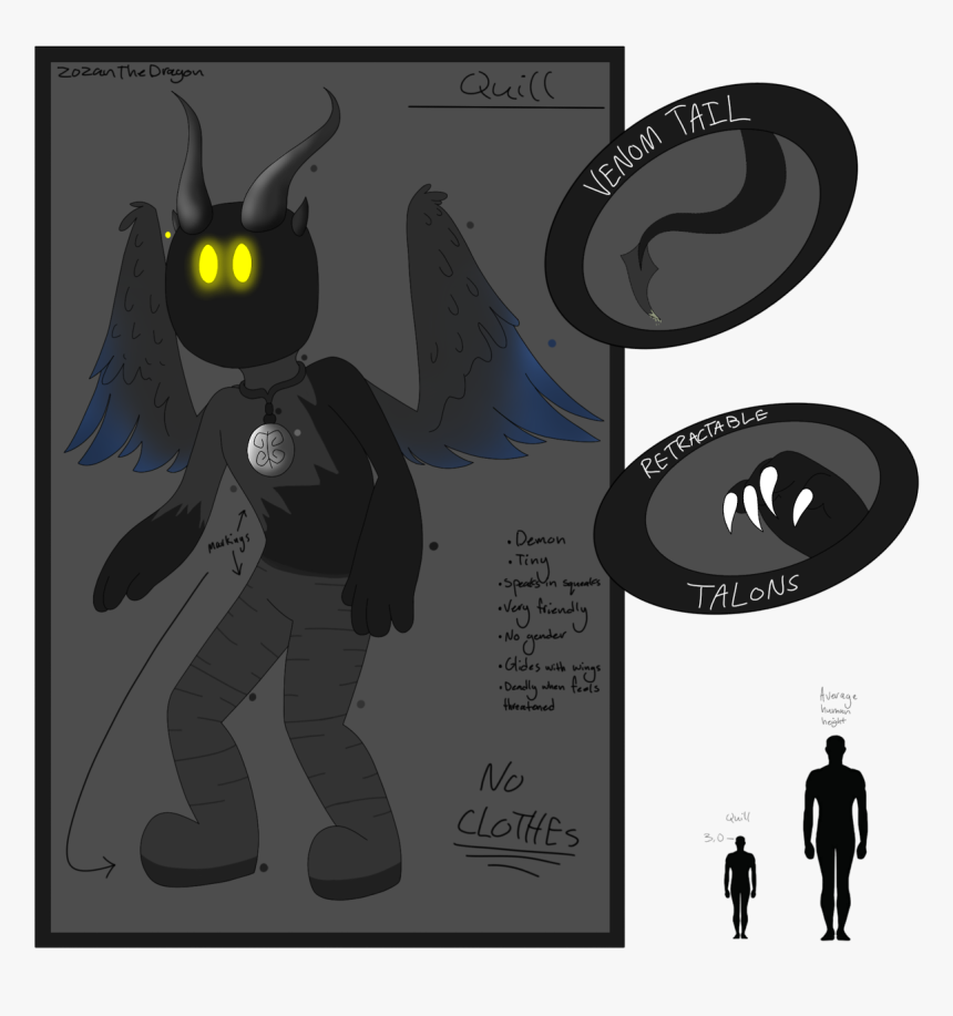Introducing Quill The Demon ~ - Databrawl, HD Png Download ...