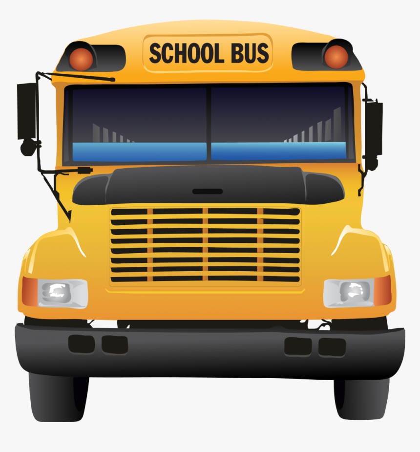 Front School Bus Clipart, HD Png Download , Transparent Png Image - PNGitem