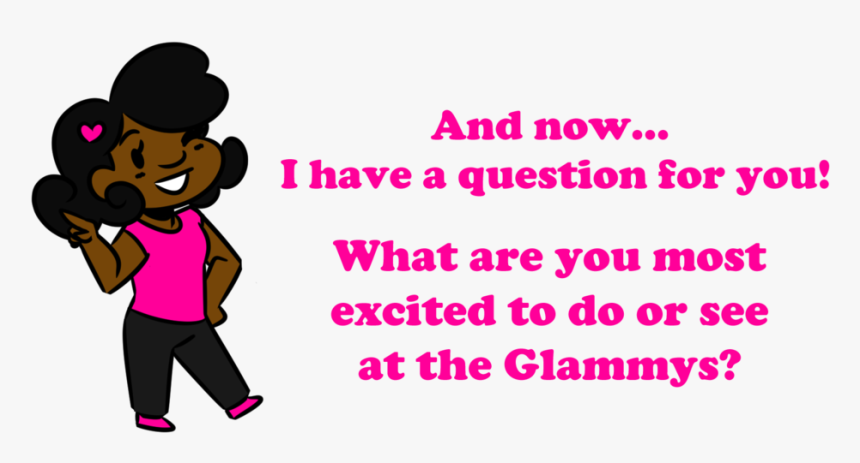 Ask Sam Question For You Glammys - Cartoon, HD Png Download ...