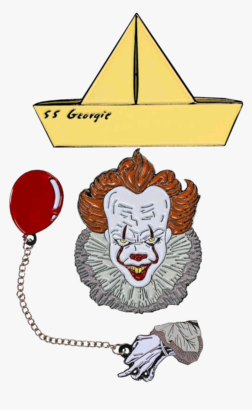 Enamel Pin Georgie , Transparent Cartoons - Pennywise Hand Holding ...